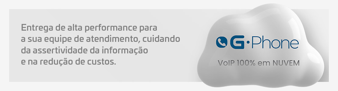 GEAR: G-Phone servidor VOIP 100% Cloud, em nuvem, do GEAR.